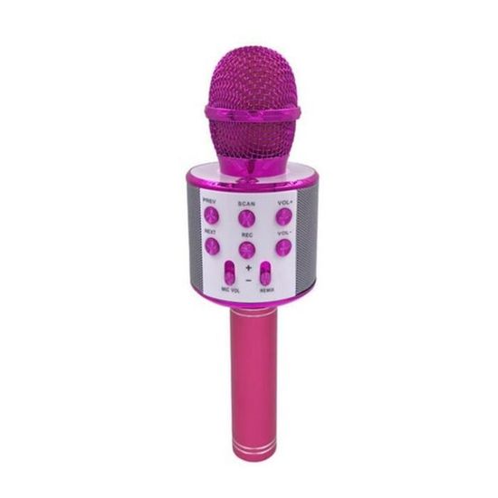 UNE Microphone portatif sans fil Bluetooth Microphone Portable karaoké ...