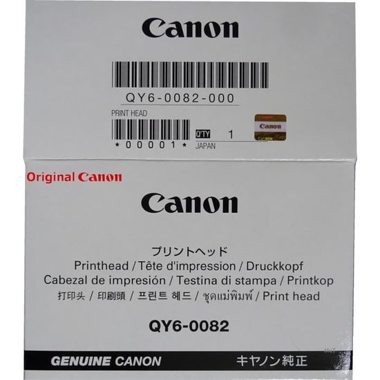Tête d'impression Canon QY6-0082 pour Canon Pixma MG5550 MG5650 MG6450 - Jet d'encre - Noir ...