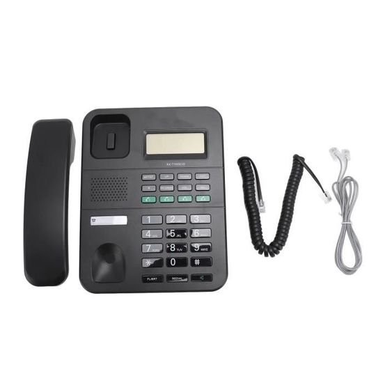 Omabeta téléphone avec identification de l'appelant Téléphone fixe filaire 4 niveaux de volume ...