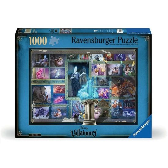 Puzzle - RAVENSBURGER - Hadès - 1000 pièces - Illustration exclusive ...