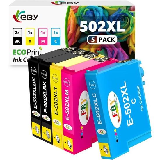 502Xl Cartouche D'Encre Remplacer Pour Epson 502Xl Multipack Compatible ...
