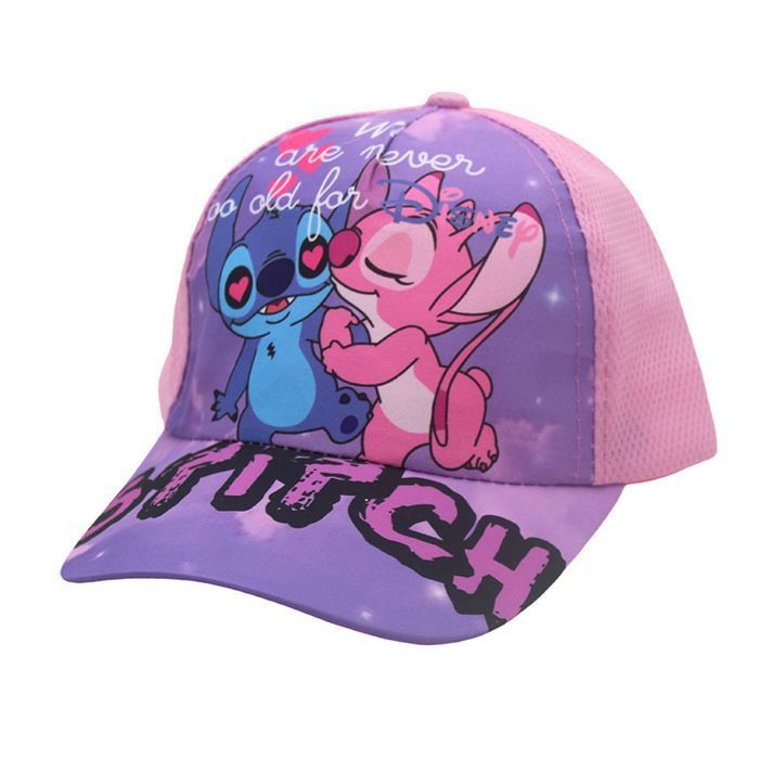 Casquette enfant - Stitch & Lilo - Violet -Ajustable-Anti-Soleil Coton ...