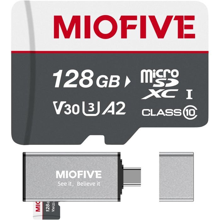 Carte mémoire microSDXC – Carte micro SD ultime avec lecteur de carte USB 3.0 Type-C 170 Mo/s ...