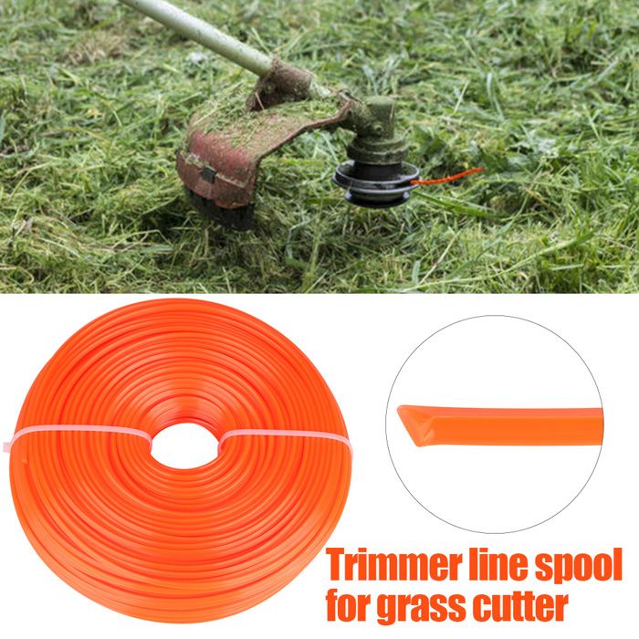 SHI- cordon en nylon 2,4 mm Ligne de en nylon fil Square String String ...