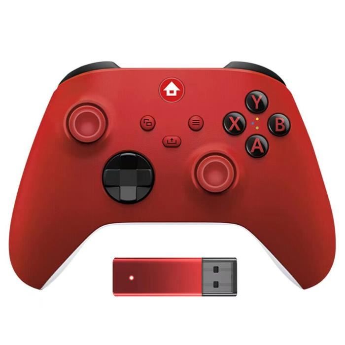 Manette de jeu - AIHONTAI - Rouge - Sans fil 2.4G - Compatible PC ...