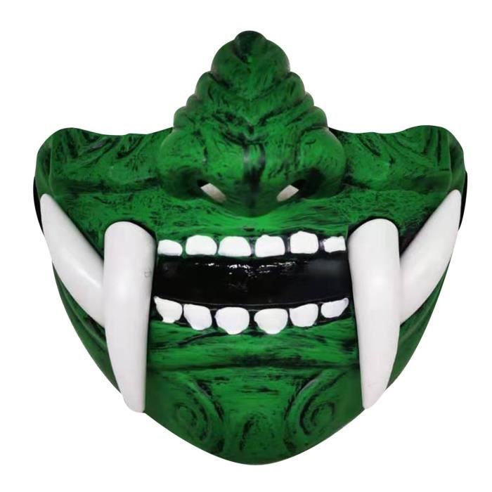 Jouet masque Halloween Ghost Half Face Mask Cool Party Cosplay Pour ...