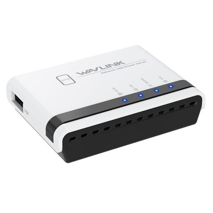 Serveur d'impression USB sans fil avec 10 / 100Mbps LAN / Bridge WiFi ...