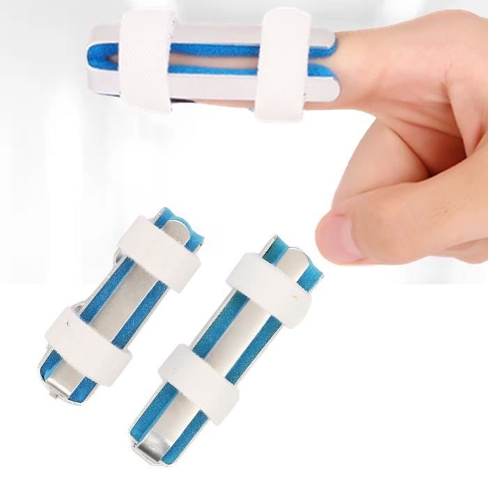Atyhao attelle de doigt en métal 2 pièces attelle de doigt support de ...