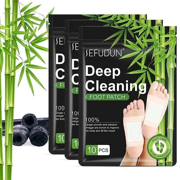 Patchs Détoxifiants - Dtox - 30 PCS - Vegan - Pour Tous Types de Peau - Soin des Pieds ...