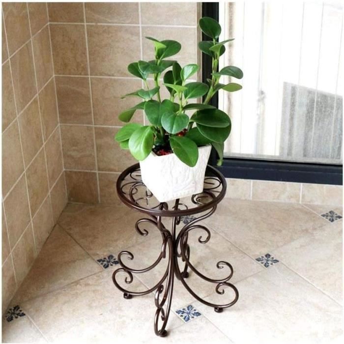 Support De Plante Rond En Fer Forgé Support De Pot De Fleur Support De ...