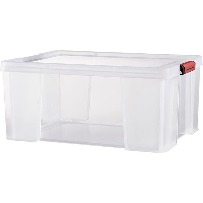 AJW-SUNDIS | Bac de rangement renforcé CLIP & STORE 27 Litres ...