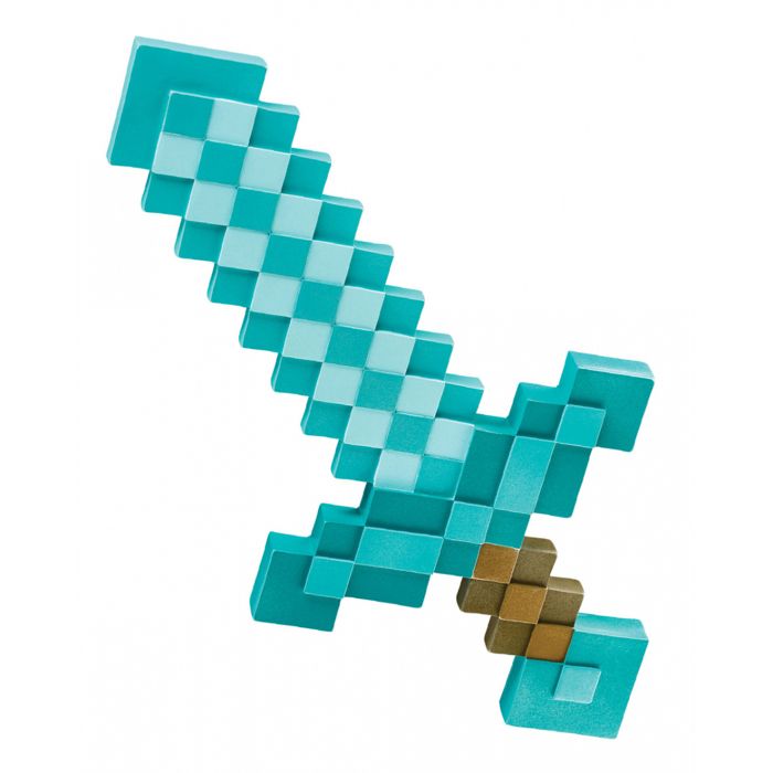 Epée Minecraft Pixel - MINECRAFT - Accessoire de costume sous licence ...