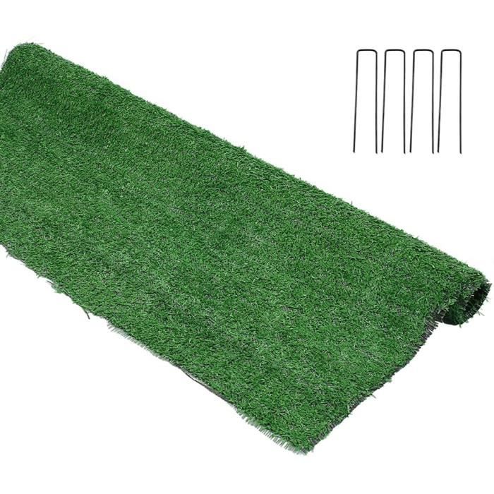 Harupink Tapis Gazon Artificiel Synthétique au mètre Moquette Extérieure 4 Tailles Disponibles ...