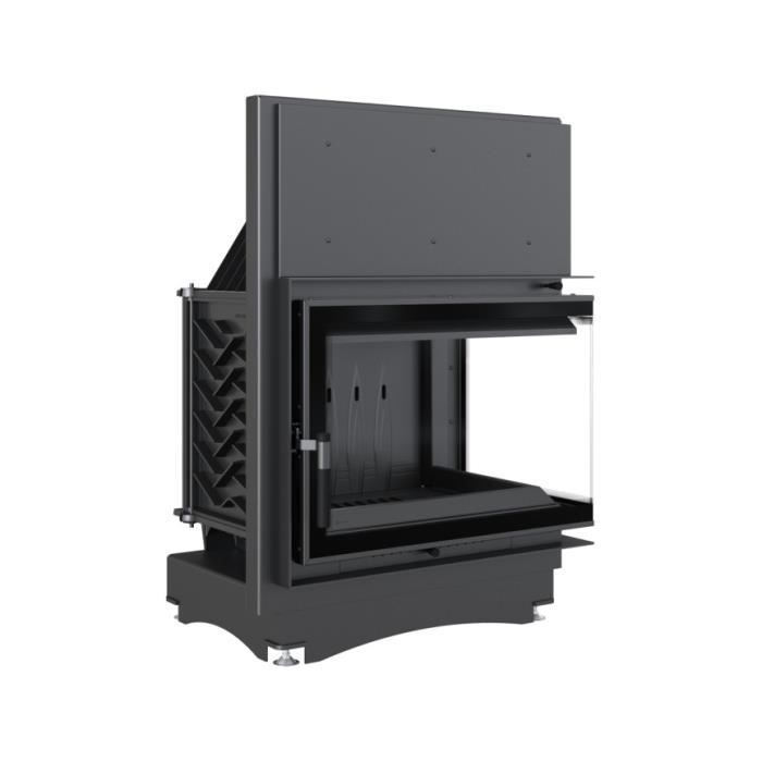 Insert cheminée ZUZIA ECO 12 DECO vitre à droite - Insert cheminée ...