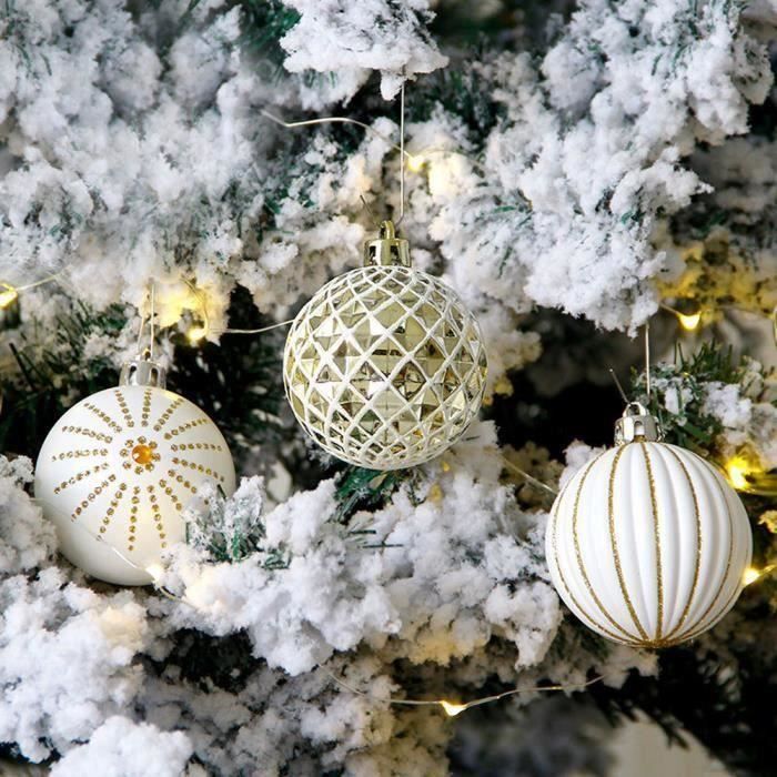 DECORATION DE NOEL 30Pcs Christmas Balls Baubles Party Xmas Tree ...