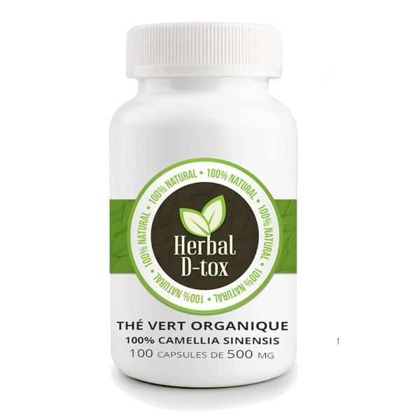 Compléments alimentaires Capsules de Thé vert organique (Camellia ...