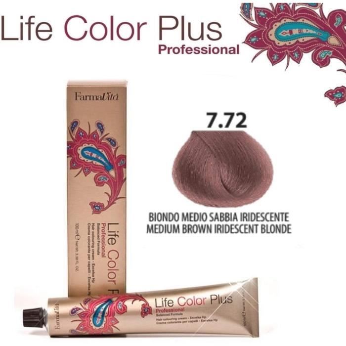 Colorations Farmavita Life Color Plus Tinte Capilar 7.72 - 90 ml 637046 ...