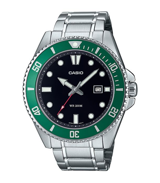 Montre - Casio - MDV-107D-3AVEF - Quartz - Acier inoxydable - 44 mm ...