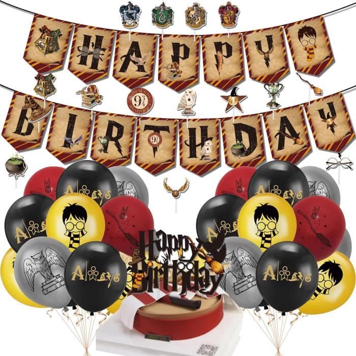38 Pièces Décorations Fête Magicien Set, Wizard Anniversaire Ballon ...