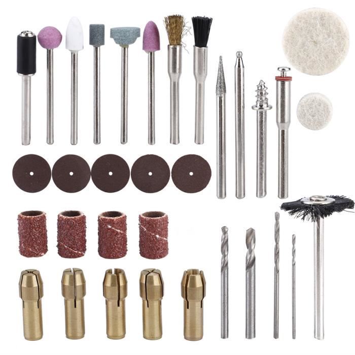 Kit d'outils rotatifs - CIKONIELF - 34 pièces - pour le bois et autres ...