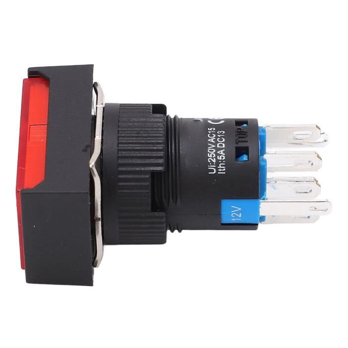 YEN- Interrupteur à bouton-poussoir - Interrupteur à bouton 25 pcs avec ...