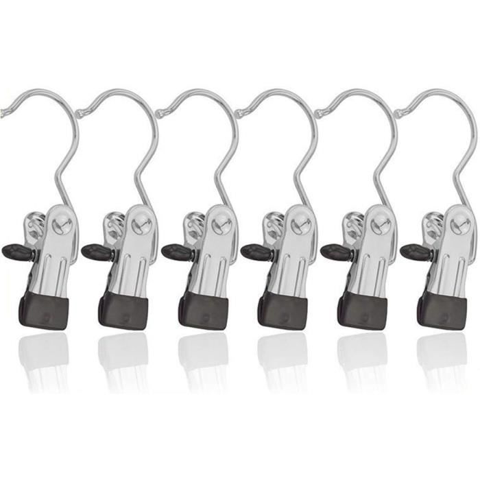 Épingles À Linge En Métal, 12 Pièces En Acier Inoxydable, Cintres ...