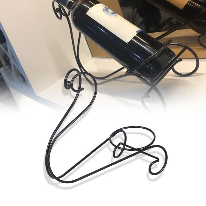 Casier à vin - EJ.LIFE - Modèle moderne - Fer - Rouge - 30,5 x 21,5 cm - La cave Cdiscount