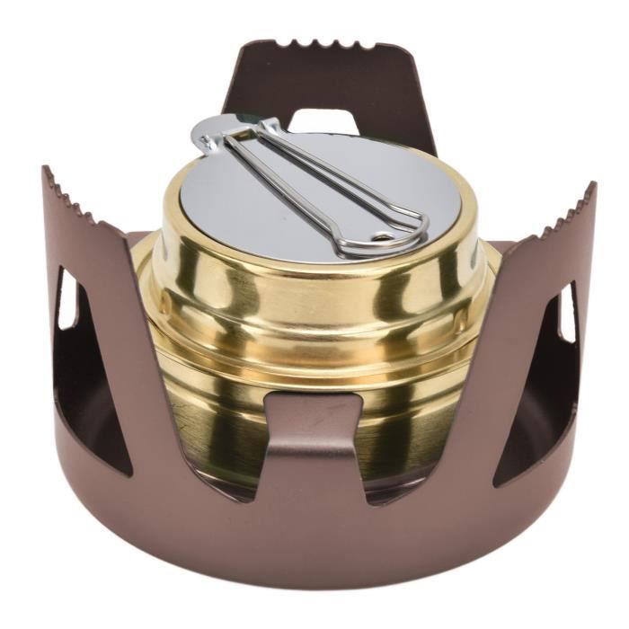 KIMISS Le fourneau Réchaud de camping portable coupe-vent vaporisable à ...