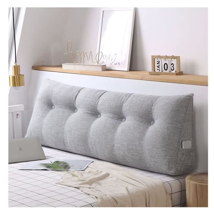 180*20*50cm - Gris clair,Coussin de Chevet, Style Simple et Moderne ...