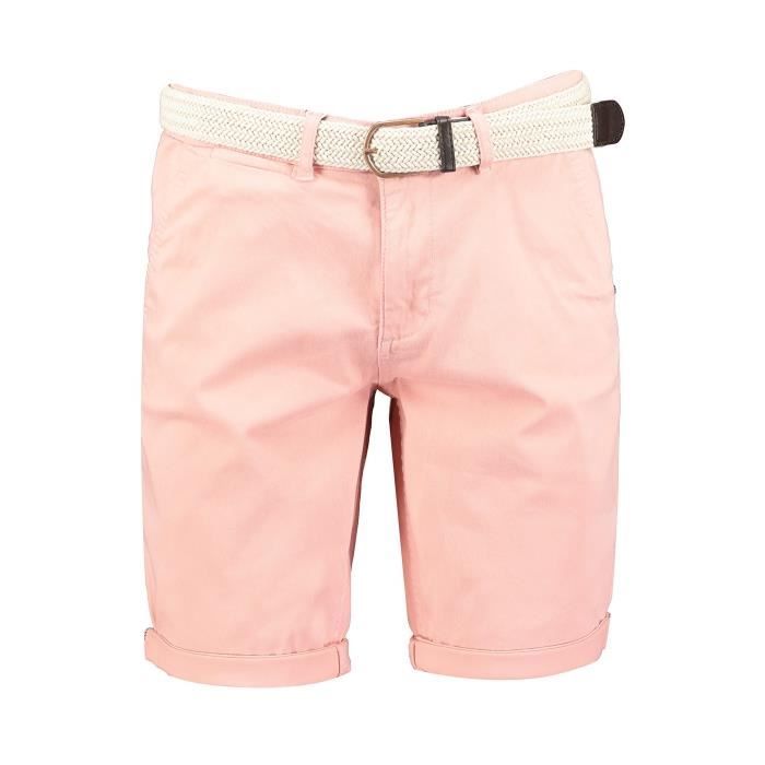 Bermuda Homme Geographical Norway Plageo B319EO Rose clair Pink ...