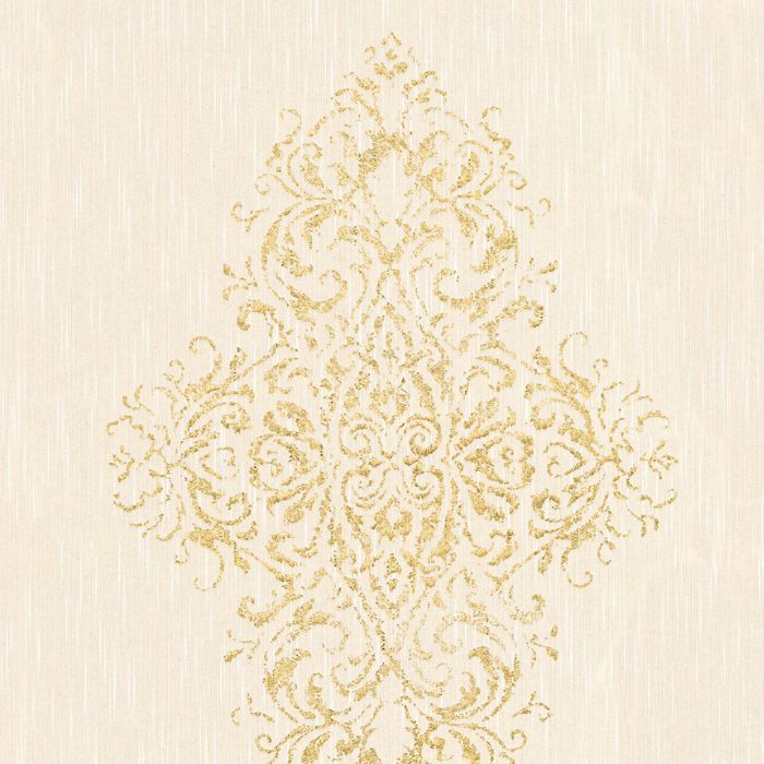 Profhome 319452-GU Papier peint baroque légèrement texturé mat 5,33 m2 ...