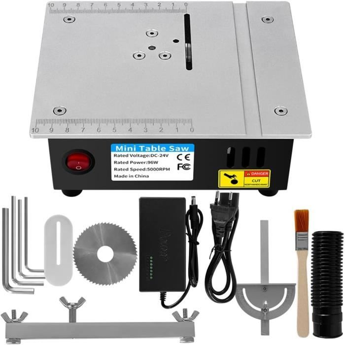 Bonkshire Mini Scie à Table Électrique Banc Scies Scie de Bureau Ménage ...