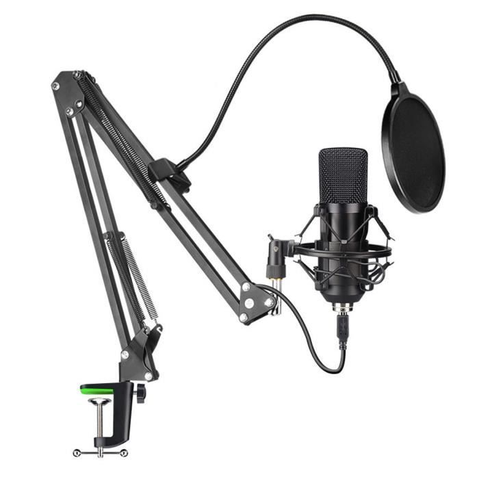 Microphone à Condensateur podcasting Studio Enregistrement ...