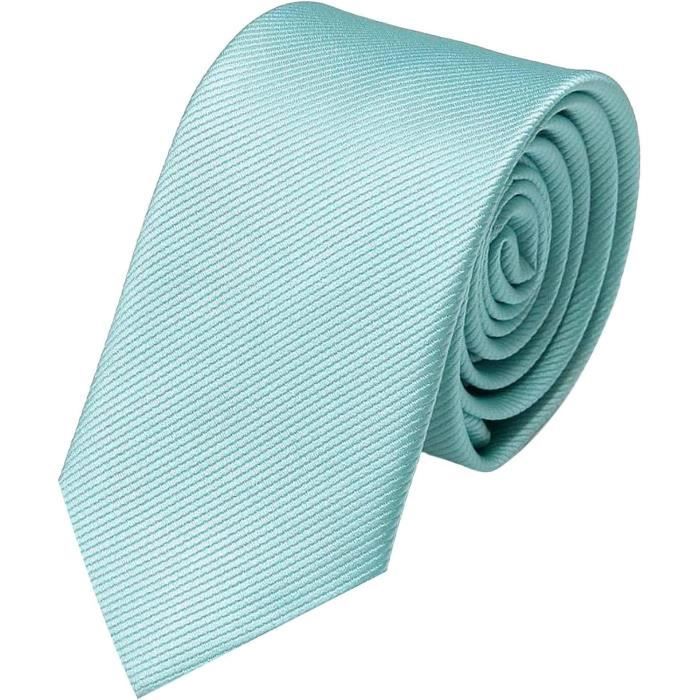 Cravate Fine Et Fine - 6 Cm - Couleur Unie - À Rayures - Pour Homme ...