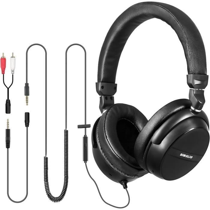 Sm-906 Casque Long Fil Pour Téléviseur, Ecouteur À Long Cordon En ...