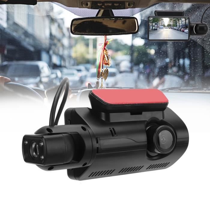 KAI-Caméra de tableau de bord de voiture Mini Caméra, Caméra de Tableau de Bord Double Caméra de ...
