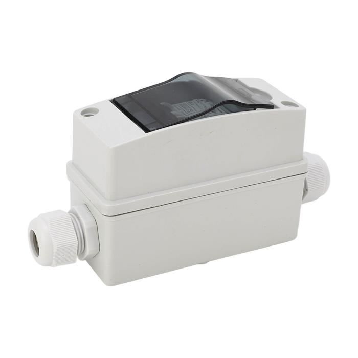 Disjoncteur miniature CC - VBESTLIFE - DZ47X 63 - 6A - IP65 étanche - Couvercle transparent ...