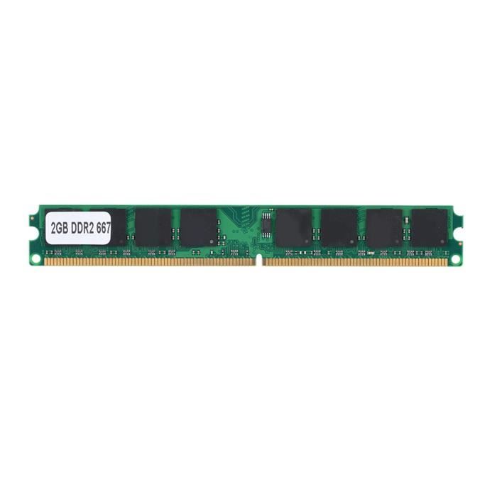 Mémoire DDR2 DDR2 667 MHz 2G Memory Ram for PC Laptop, Replacement Part ...