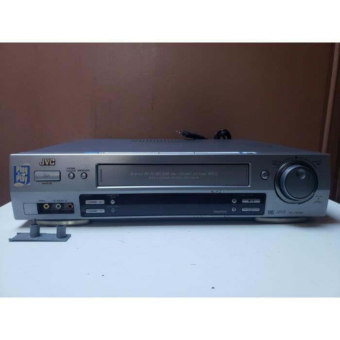 MAGNETOSCOPE JVC HR-J756MS LECTEUR ENREGISTREUR K7 CASSETTE VIDEO VHS ...
