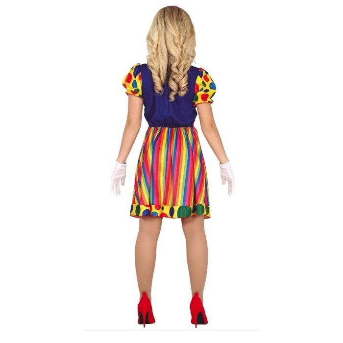 Déguisement Clown Femme - Modèle Saltimbanque - Multicolore - Intérieur ...