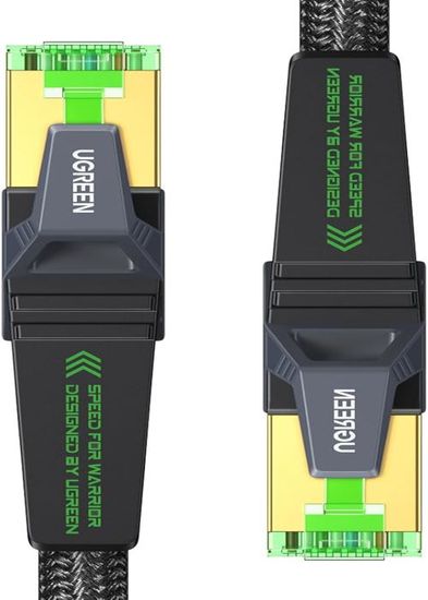 UGREEN Cat 8 Câble Ethernet RJ45 Jeux Esports FPS MOBA 40Gbps 2000MHz 26AWG Cordon Lan ...