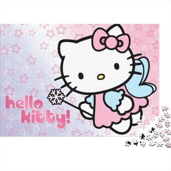 Puzzle adulte Hello Kitty 1000 pièces - Marque Hello Kitty - Dessin ...