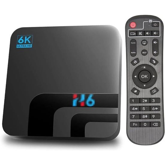 Boîte de Télévision Quad Core Android 11 4 Go De RAM 64 Go De ROM Smart ...