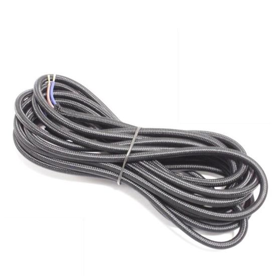 CableMarkt - Câble électrique avec gaine intérieure en PVC et gaine extérieure en tissu ...