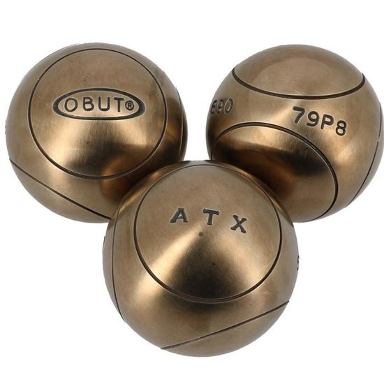 Boules de pétanque Atx competition 1 75mm - Obut - Cdiscount Sport