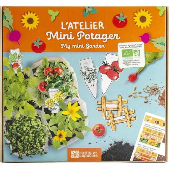 Jardinage Enfants Atelier Mini Potager Avec Graines À Semer[w2216 ...