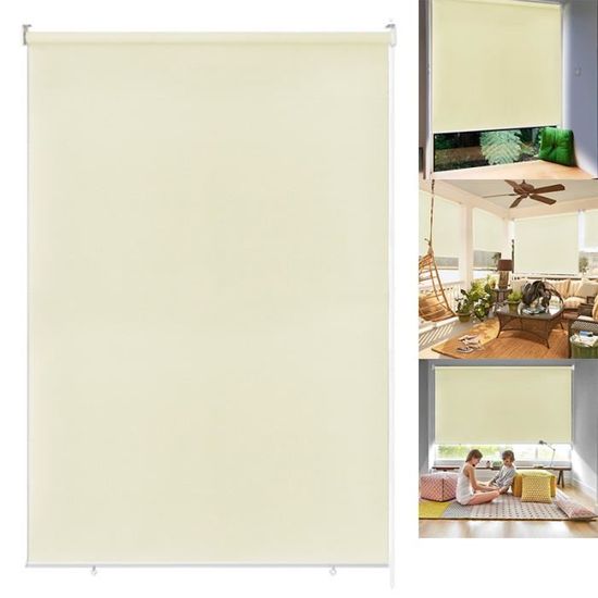 Store déroulant vertical - YUENFONG - 180 x 240 cm - Protection UV ...