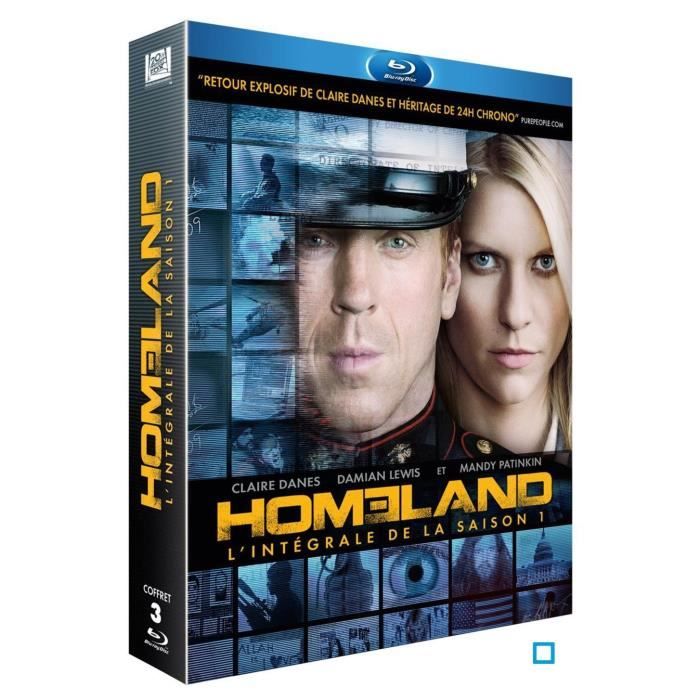 Blu-Ray Homeland - L'intégrale de la Saison 1 - Cdiscount DVD