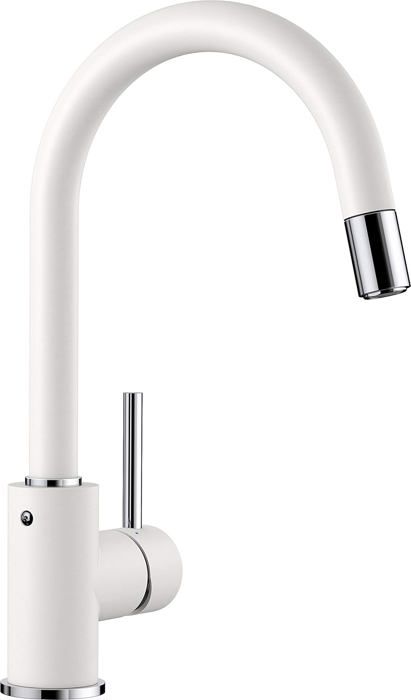 Mida-S \ Robinet De Cuisine Avec Bec Haut Et Douchette Extractible ...