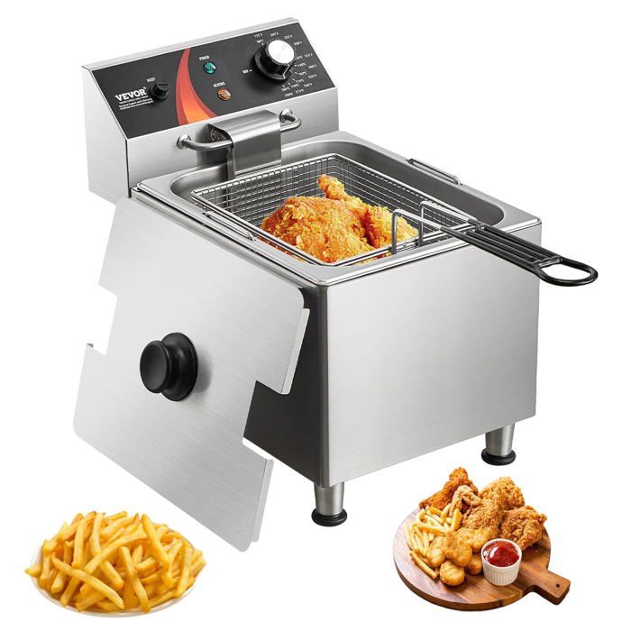 VEVOR Friteuse commerciale 3100 W, friteuses à bain d'huile électrique ...